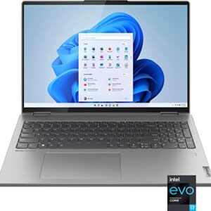 Lenovo Yoga 7i 16 2-in-1 Laptop 16" 2.5K IPS Touchscreen (400 nits, 100% sRGB, Low Blue Light) 12th Gen Intel 12-Core i7-1260P 16GB RAM 1TB SSD Backlit Fingerprint Thunderbolt HDMI Win11 Grey + Pen