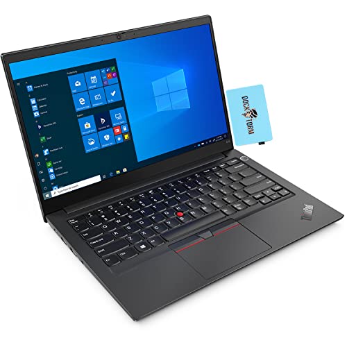 Lenovo 2023 ThinkPad E14 Gen 3 14.0" FHD IPS Business Laptop (AMD Ryzen 7 5700U 8-Core, 16GB RAM, 1TB PCIe SSD, AMD Radeon, WiFi 6, Bluetooth 5.2, RJ-45, HD Webcam, Win 11 Pro) with Hub