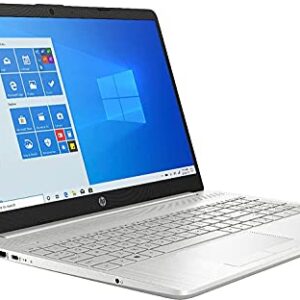 HP 15 Laptop, 11th Generation Intel Core i3-1115G4, Intel UHD Graphics,8 GB RAM, 256 GB SSD, 15.6-inch Full HD Display, Windows 10 Home, 802.11ac, Bluetooth, HDMI, Silver W/ Silmarils Accessories