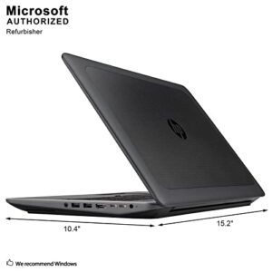 HP Zbook 15 G3 15.6 FHD, Core i7-6820HQ 2.7GHz, 16GB RAM, 512GB Solid State Drive, Windows 10 Pro 64Bit, (Renewed)