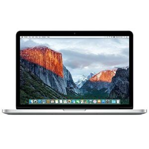 apple macbook pro retina mf843ll/a 13” laptop, 3.1ghz intel core i7, 16gb memory, 512gb ssd, macos 10.14 mojave (renewed)