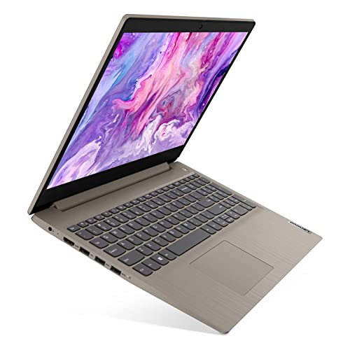 Lenovo IdeaPad 3 15.6” Full HD Laptop, Intel Core i3-1115G4, 4GB RAM, 128GB SSD, Webcam, Wi-Fi, Bluetooth, Windows 11 Home, Almond