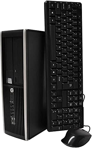 Microsoft Authorized ished- HP Elitedesk PC, Intel i5-3470-3.2 Ghz, 8GB Ram, 500GB Hard Drive, DVD, WiFi, Windows 10 Pro, with 22-inch LCD Panel (Renewed)