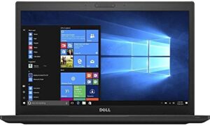 dell latitude 7480 business-class laptop – 14.0 inch fhd display, intel core i7-6600u 2.60 ghz, 8gb ddr4 ram, 128gb m.2 ssd, webcam, wifi, sd card reader, windows 10 pro (renewed)