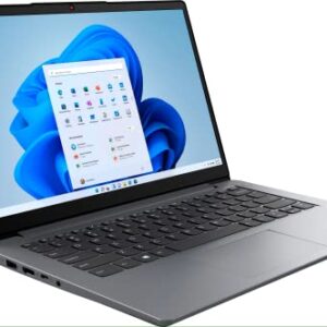 Lenovo Ideapad 1i Thin Light Laptop, 14.0" HD Display, Intel Celeron N4020(up to 2.80 GHz), 4GB RAM 64GB eMMC, WiFi 6, Webcam, 10Hr Battery, Windows 11 S, Cloud Grey, 7 in 1 Accessories