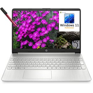 [windows 11 pro] hp 15 15.6″ touchscreen business laptop computer, octa-core amd ryzen 7 5700u (beat i7-1165g7), 12gb ddr4 ram, 512gb pcie ssd, wifi 6, bluetooth 5.2, webcam, type-c, 64gb flash stylus