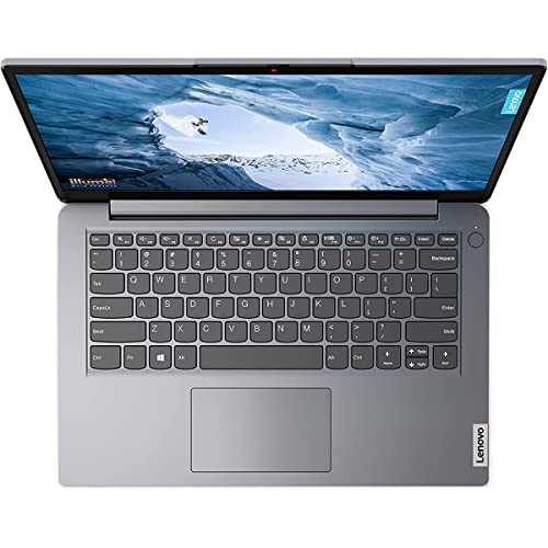 Lenovo 2023 Newest Ideapad 1i Laptop, 14 Inch HD Display, 6 Core Intel Core i3-1215U, 8GB RAM, 256GB SSD, Intel UHD Graphics, Bluetooth, HDMI, Windows 11 Home in S Mode, Bundle with JAWFOAL