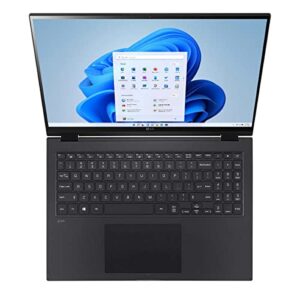 2022 LG Gram 16" 2-in-1 Ultralight Laptop - Full Day Battery - WQXGA IPS Touchscreen - Intel EVO Platform i7-1165G7 16GB RAM 512GB NVMe SSD Iris Xe Graphics Backlit KB WiFi 6 Win 11 w/Pen (Renewed)