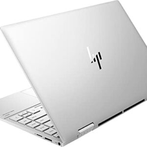 HP Envy X360 2-in-1 13.3" OLED Touchscreen Laptop, Intel Evo Core i7-1195G7, Intel Iris Xe Graphics, 8GB DDR4 RAM, 1TB PCIe SSD, Backlit, Fingerprint, Win11 Home, Silver, with MTC Stylus Pen