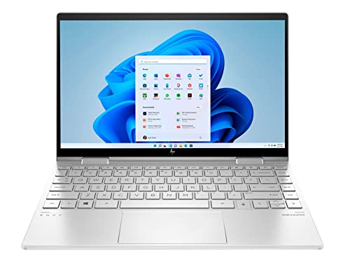 HP Envy X360 2-in-1 13.3" OLED Touchscreen Laptop, Intel Evo Core i7-1195G7, Intel Iris Xe Graphics, 8GB DDR4 RAM, 1TB PCIe SSD, Backlit, Fingerprint, Win11 Home, Silver, with MTC Stylus Pen