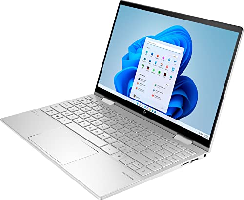 HP Envy X360 2-in-1 13.3" OLED Touchscreen Laptop, Intel Evo Core i7-1195G7, Intel Iris Xe Graphics, 8GB DDR4 RAM, 1TB PCIe SSD, Backlit, Fingerprint, Win11 Home, Silver, with MTC Stylus Pen