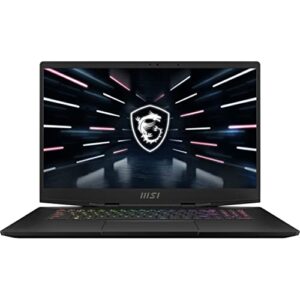 msi stealth gs77 17.3″ uhd 4k 120hz ultra thin & light gaming laptop: intel core i9-12900h rtx 3080 ti 32gb ddr5 1tb nvme ssd, usb-type c, thunderbolt 4, cnc aluminum, win11 pro: core black 12uhs-040