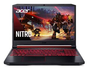 acer nitro 5 gaming laptop, 9th gen intel core i7-9750h, nvidia geforce rtx 2060, 15.6″ full hd ips 144hz display, 16gb ddr4, 256gb nvme ssd, wi-fi 6, waves maxxaudio, backlit keyboard, an515-54-728c