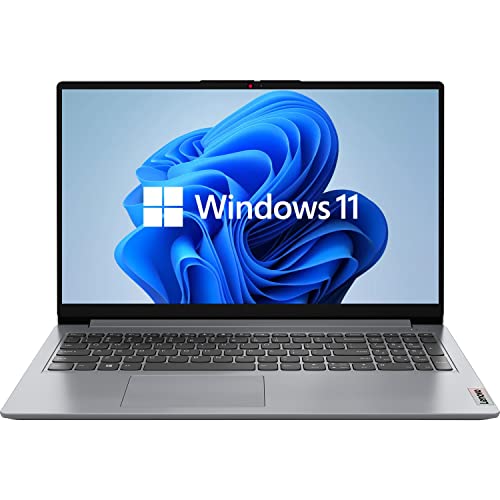 Lenovo 15.6" IdeaPad 1 Laptop, AMD Dual-core Processor, 15.6" HD Anti-Glare Display, Wi-Fi 6 and Bluetooth 5.0, HDMI, Windows 11 Home in S Mode(20GB RAM | 1TB SSD)