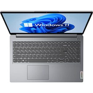 Lenovo 15.6" IdeaPad 1 Laptop, AMD Dual-core Processor, 15.6" HD Anti-Glare Display, Wi-Fi 6 and Bluetooth 5.0, HDMI, Windows 11 Home in S Mode(20GB RAM | 1TB SSD)