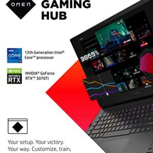 HP OMEN Laptop, IntelCore i7-12700H Processor, NVIDIA GeForce RTX 3070 Ti L Dedicated Graphics, 16 GB RAM Memory, Windows 11home Operating System (17-ck1020nr, Shadow Black)