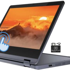 2022 Flagship Lenovo Spin X360 2-in-1 Convertible Light Chromebook Laptop, 11.6" HD Touch Screen,Hexa-Core MediaTek MT8183 Processor, 4GB RAM, 64GB eMMC,Wi-Fi 5, 10+ Hours, Chrome OS +HubxcelAccessory