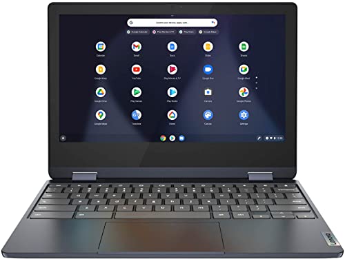 2022 Flagship Lenovo Spin X360 2-in-1 Convertible Light Chromebook Laptop, 11.6" HD Touch Screen,Hexa-Core MediaTek MT8183 Processor, 4GB RAM, 64GB eMMC,Wi-Fi 5, 10+ Hours, Chrome OS +HubxcelAccessory