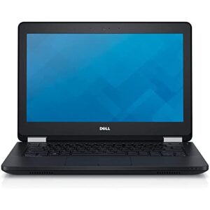 dell latitude e5270 intel core i7-6600u x2 2.6ghz 8gb 256gb ssd 12.5″, black (certified refurbished)