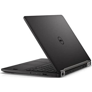 Dell Latitude E5270 Intel Core i7-6600U X2 2.6GHz 8GB 256GB SSD 12.5", Black (Certified Refurbished)