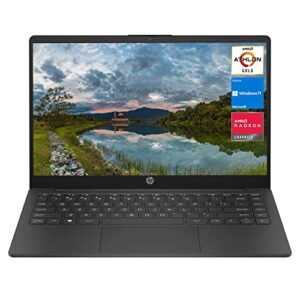 hp 14 laptop, 14″ hd display, amd athlon gold 7220u, 8gb ram, 256gb pcie ssd, usb type-c, wi-fi 6, webcam, hdmi, windows 11 home, black