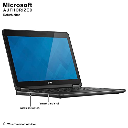 Dell Latitude E7240 12.5in HD Laptop Computer, Intel Core i5-4300U up to 3.0GHz, 8GB RAM, 256GB SSD, HDMI, WiFi 802.11ac, USB 3.0, Bluetooth 4.0, Windows 10 Professional (Renewed)