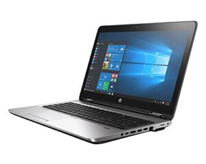 hp probook 650 g3 15.6″ hd, core i5-7200u 2.5ghz, 16gb ram, 256gb ssd, windows 10 pro 64bit, cam (renewed)