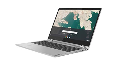 Lenovo Chromebook C340 Laptop, 15.6" FHD (1920 X 1080) Display, Intel Core i3-8130U Processor, 4GB DDR4 RAM, 64GB SSD, Intel UHD Graphics 620, Chrome OS, 2 In 1 Touchscreen, 81T90002UX, Mineral Grey