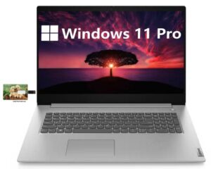 new lenovo ideapad 3 business laptop, 17.3″ hd display, core i5-1035g1, windows 11 pro, 12gb ram 512gb ssd, 32gb tela usb card