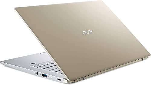 Acer 2023 Newest Swift X Creator Laptop, 14" FHD 100% sRGB Display, AMD Ryzen 7 5800U, NVIDIA RTX 3050Ti GPU, 16GB LPDDR4X, 1TB SSD, Wi-Fi 6, Backlit KB, Windows 10 Home, Gold