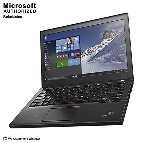 Lenovo Thinkpad X260 Laptop Intel Core i5 2.40 GHz 8GB Ram 256GB SSD Windows 10 Pro (Renewed)