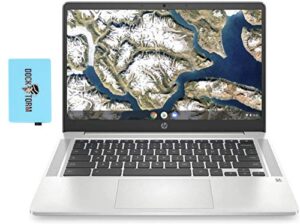 hp chromebook 14″ fhd everyday value laptop (intel celeron n4000 2-core, 4gb ram, 64gb emmc, intel uhd 600, wifi 6, bluetooth 5.0, webcam, 1xusb 3.1, chrome os) with hub