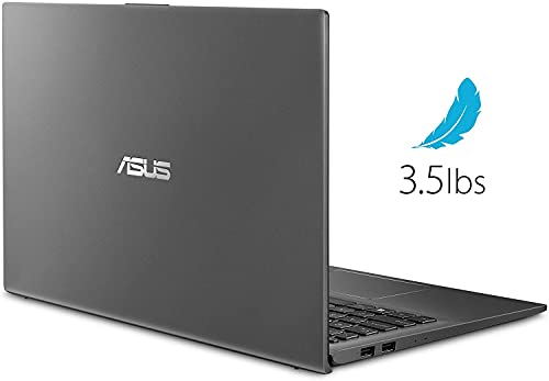 Newest ASUS F512DA VivoBook Laptop - 15.6 FHD - AMD Ryzen 3 3250U - 8GB DDR4 - 256GB NVMe SSD - Slate Grey - HDMI - Backlit Keyboard - Fingerprint Reader - Win 10 Pro