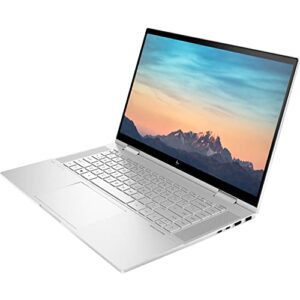 HP Envy x360 2-in-1 Laptop, 15.6" FHD Touchscreen, 12th Gen Intel Core i7-1255U, 32GB RAM, 1TB PCIe SSD, Webcam, Backlit Keyboard, Wi-Fi 6, HDMI, Windows 11 Home, Silver, Stylus Pen Included