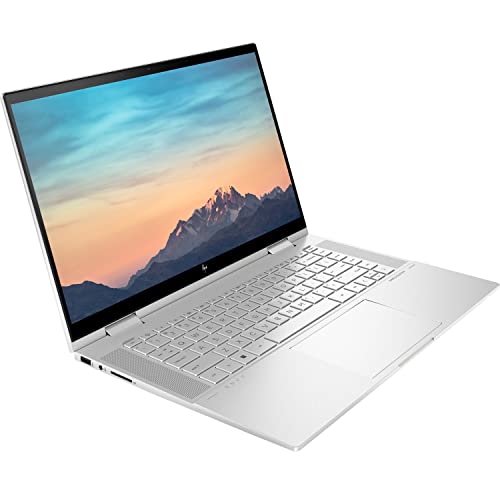 HP Envy x360 2-in-1 Laptop, 15.6" FHD Touchscreen, 12th Gen Intel Core i7-1255U, 32GB RAM, 1TB PCIe SSD, Webcam, Backlit Keyboard, Wi-Fi 6, HDMI, Windows 11 Home, Silver, Stylus Pen Included