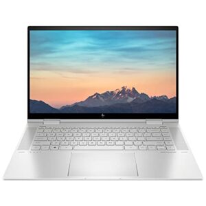 HP Envy x360 2-in-1 Laptop, 15.6" FHD Touchscreen, 12th Gen Intel Core i7-1255U, 32GB RAM, 1TB PCIe SSD, Webcam, Backlit Keyboard, Wi-Fi 6, HDMI, Windows 11 Home, Silver, Stylus Pen Included