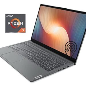 Lenovo IdeaPad 5 Laptop, 15" FHD IPS Touchscreen, 8-core AMD Ryzen 7 5825U (>i7-1180G7), Wi-Fi 6, FHD Webcam, Fingerprint Reader, USB-C, Windows 11 Home, W/Mouse Pad (16GB RAM | 512GB PCIe SSD)