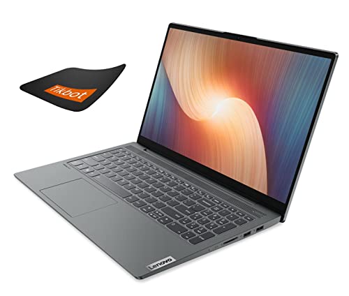 Lenovo IdeaPad 5 Laptop, 15" FHD IPS Touchscreen, 8-core AMD Ryzen 7 5825U (>i7-1180G7), Wi-Fi 6, FHD Webcam, Fingerprint Reader, USB-C, Windows 11 Home, W/Mouse Pad (16GB RAM | 512GB PCIe SSD)