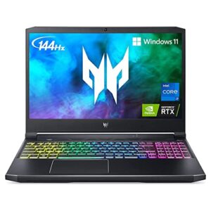 acer predator helios 300 gaming laptop, 15.6″ fhd 144hz 3ms ips display, core i7-11800h, geforce rtx 3060, 32gb 3200mhz ram, 1tb pcie ssd, thunderbolt 4, hdmi, mini dp, rj45, wifi 6, rgb kb, win 11