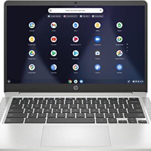 HP Chromebook 14" 14A-NB0013DX AMD 3015Ce, Chrome OS, AMD Radeon Graphics, 4GB DDR4 64 GB eMMC, Mineral Silver (Renewed)