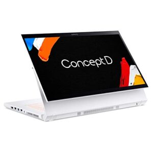 ConceptD 7 Ezel CC715-71-7163 Convertible Creator Laptop, Intel i7-10875H, GeForce RTX 2080 SUPER, 15.6" 4K UHD IPS, PANTONE Validated, 100% Adobe RGB, 32GB DDR4, 2TB NVMe SSD in RAID 0, Wacom EMR Pen