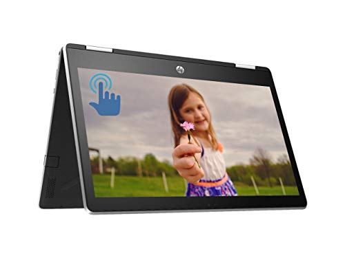 HP Pavilion x360 Premium 2 in 1 Laptop Computer, Intel Quad-Core Pentium Silver N5000 Processor, 11.6" HD IPS Touchscreen Display, 4GB DDR4 128GB SSD, HD Camera B&O USB-C HDMI WiFi BT 4.2 Win 10