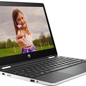 HP Pavilion x360 Premium 2 in 1 Laptop Computer, Intel Quad-Core Pentium Silver N5000 Processor, 11.6" HD IPS Touchscreen Display, 4GB DDR4 128GB SSD, HD Camera B&O USB-C HDMI WiFi BT 4.2 Win 10