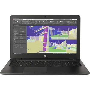 hp mobile workstation zbook 15u g3 15.6in fhd laptop, core i7-6600u 2.6ghz, 16gb ram, 512gb solid state drive, windows 10 pro 64bit, cam (renewed)