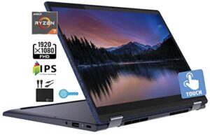 lenovo 2022 newest yoga 6 business 2-in-1 laptop, 13.3″ fhd ips touchscreen, amd octa-core ryzen 7 5700u (beats i7-10510u), 16gb ram, 2tb ssd, backlit kb fingerprint,18+ hours, win11 +marxsolcables