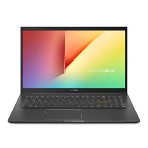 asus vivobook 15 k513 thin & light laptop, 15.6” fhd display, intel i7-1165g7 cpu, nvidia geforce mx350, 16gb ram, 512gb pcie ssd, fingerprint reader, windows 10 home, indie black, k513eq-pb79