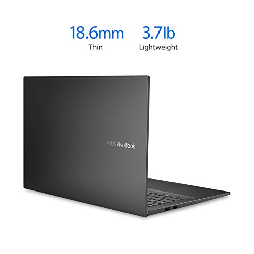 ASUS VivoBook 15 K513 Thin & Light Laptop, 15.6” FHD Display, Intel i7-1165G7 CPU, NVIDIA GeForce MX350, 16GB RAM, 512GB PCIe SSD, Fingerprint Reader, Windows 10 Home, Indie Black, K513EQ-PB79