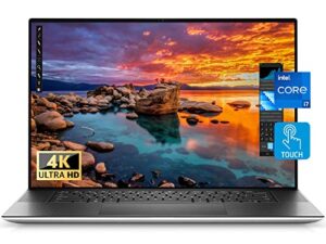 2021 newest dell xps 17 laptop 9710, 17″ uhd+ touch display, intel i7-11800h, geforce rtx 3050, 32gb ram, 1tb ssd, ir camera, backlit keyboard, fingerprint reader, wi-fi 6, thunderbolt, win 10 pro