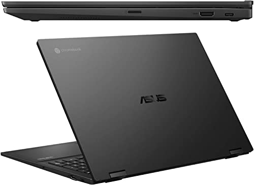 ASUS ChromeBook Flip 15.6" FHD 2-in-1 Touchscreen Laptop, Quad-Core AMD Ryzen 5 3500C (Beat i5-8250U), 8GB DDR4 RAM, 128GB PCIe SSD, WiFi, BT 5.0, Backlit KB, Chrome OS, broag 64GB Flash Drive