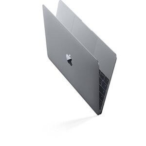 Apple MacBook 12in Laptop w/ Retina Display 1.2GHz Core M, (MJY42LL/A), 8GB Memory, 512GB Solid State Drive, Space Gray (Space Gray)(Renewed)